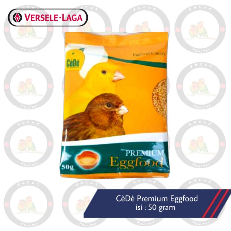 Jual CEDE PREMIUM EGG FOOD Sachet 50 gram PAKAN BURUNG KENARI LOVEBIRD ...