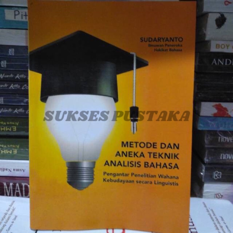 Jual METODE DAN ANEKA TEKNIK ANALISIS BAHASA - SUDARYANTO | Shopee ...
