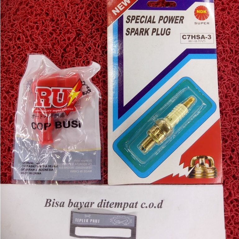 Jual PAKET/Cop Busi Warna PLUS Busi Supra Grand Prima Jupiter Z Vega ...