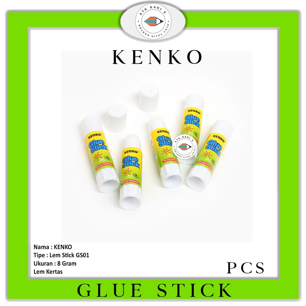 Jual Kenko - Lem Kertas Glue Stick 8 gram - Pcs | Shopee Indonesia