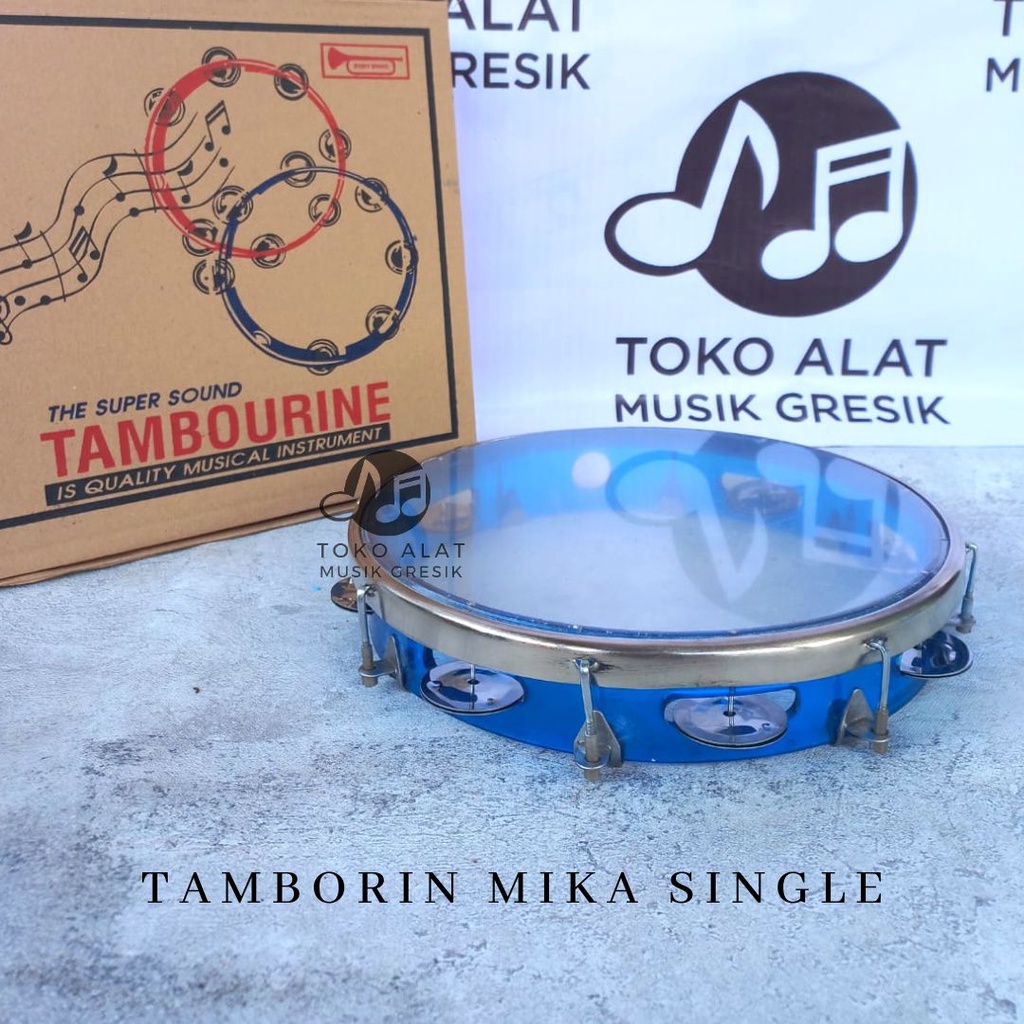 Jual Alat Musik Tamborin Kecrek Plastik Mika Tamborine Hadroh Rebana ...