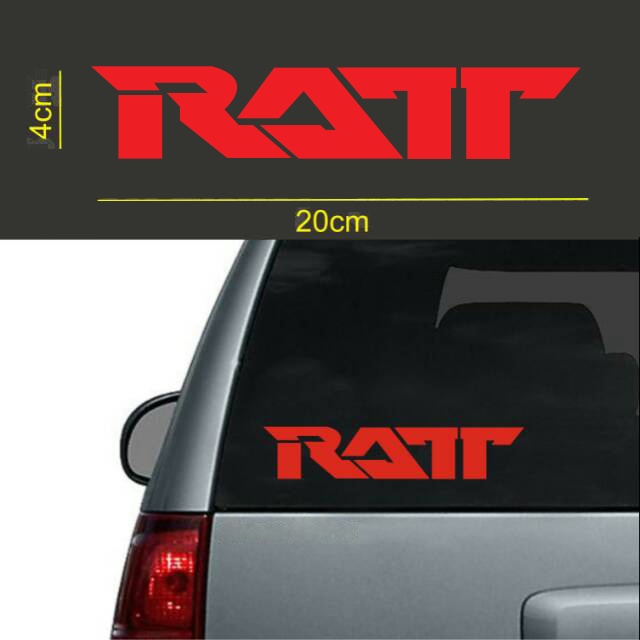 Jual Stiker Mobil Band Musik RATT - Car Decal Sticker | Shopee Indonesia