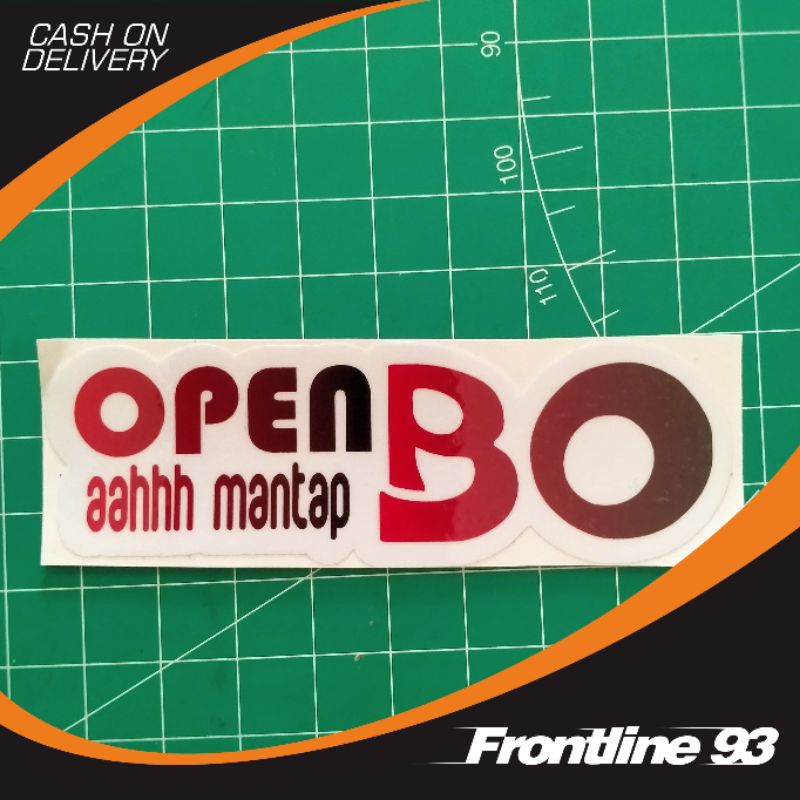 Jual Sticker Print n Cut OPEN BO laminasi glossy stiker racing mobil ...