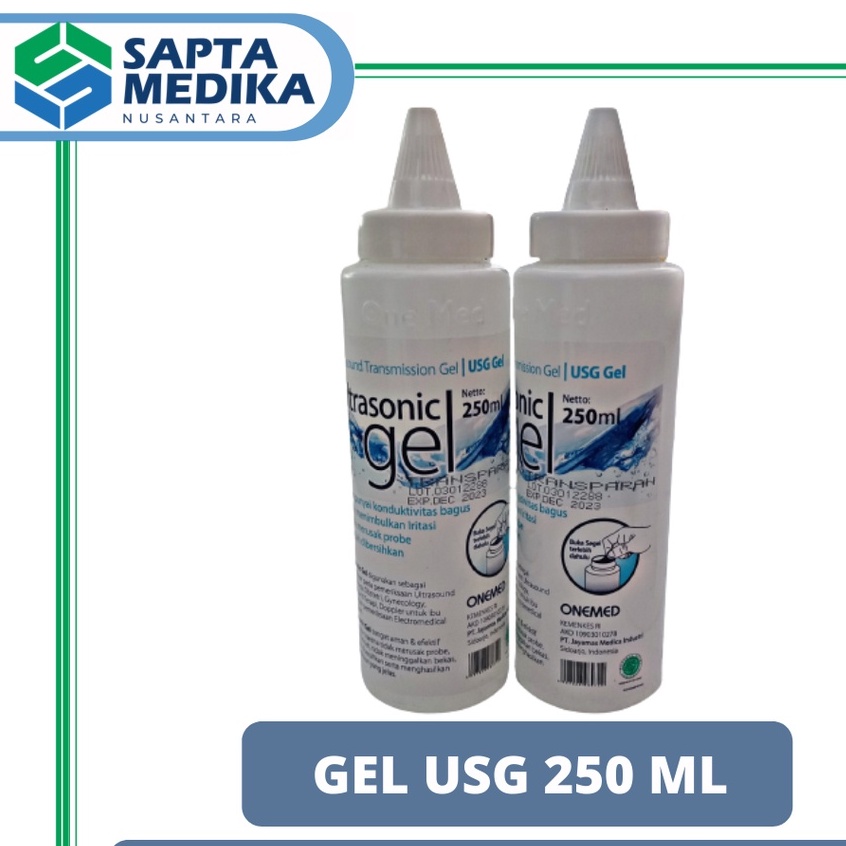 Jual Ultrasonic Gel USG Gel OneMed 250ml - Transparan/Biru | Shopee ...