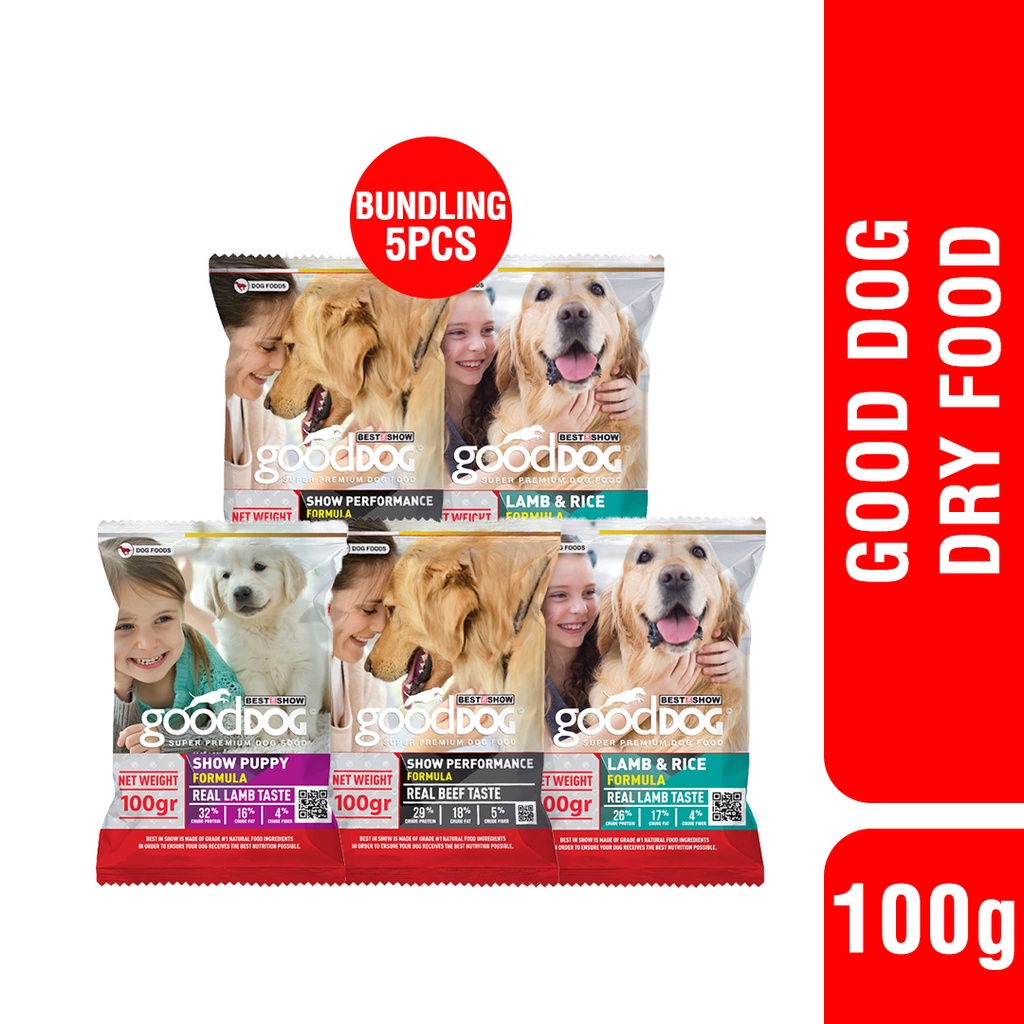 Jual Paket Bundling Good Dog 100gr 5 pcs - Makanan kering Anjing ...