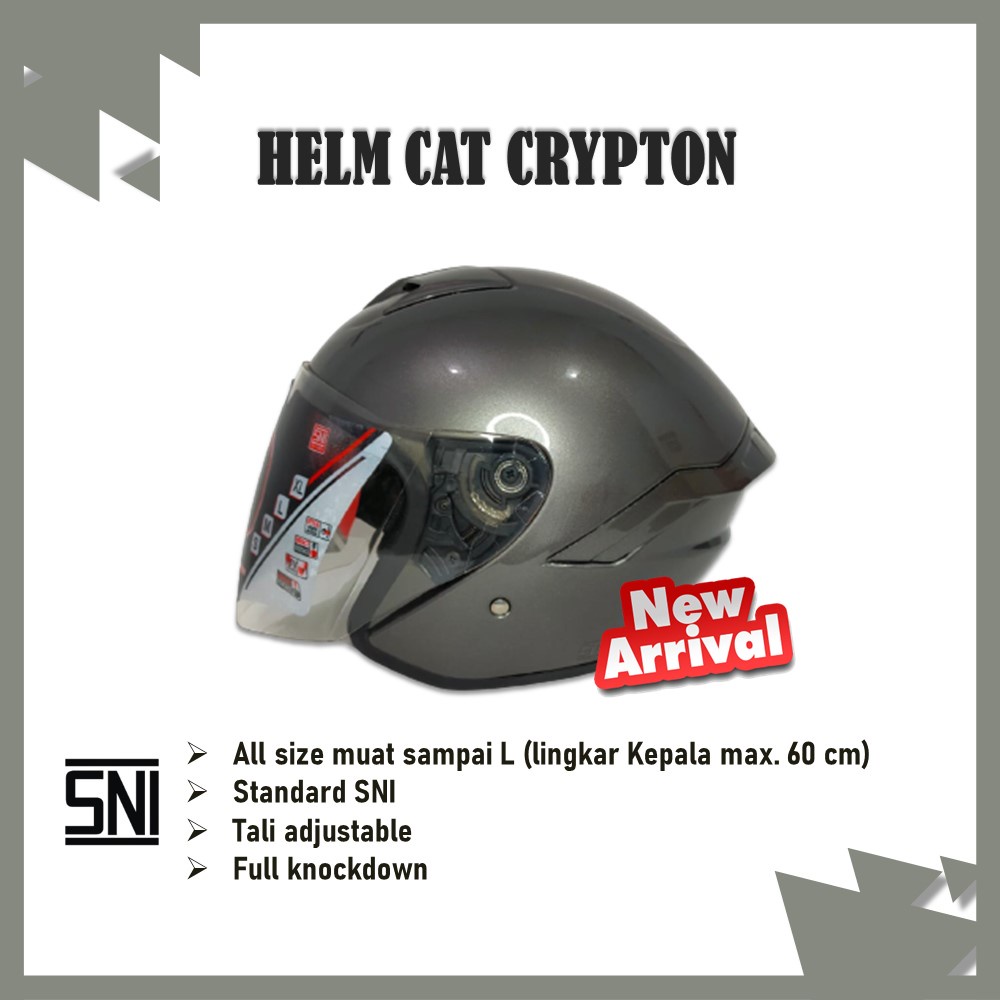Jual Helm CAT Crypton Murah Packing Kardus | Shopee Indonesia