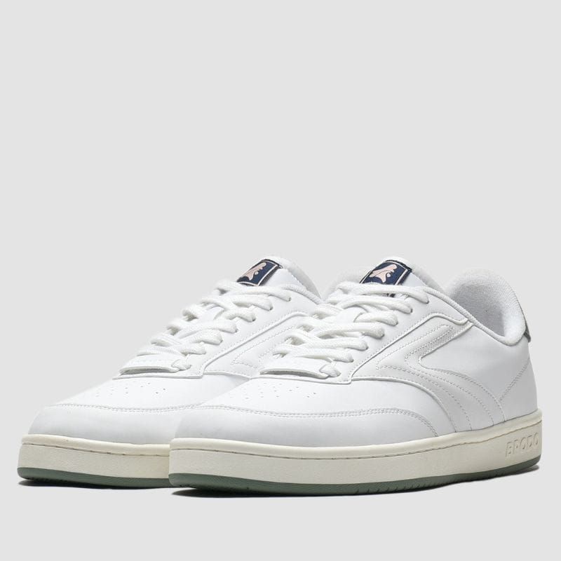 Jual Brodo Original-Sneaker Ace Tennis White Pale Olive | Shopee Indonesia