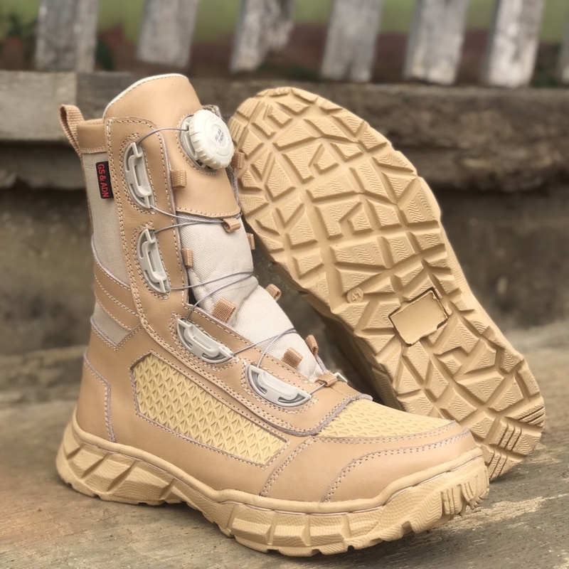 Jual SEPATU PDL CREAM TALI PUTAR GURUN MODEL SARANG TAWON ORIGINAL GS ...