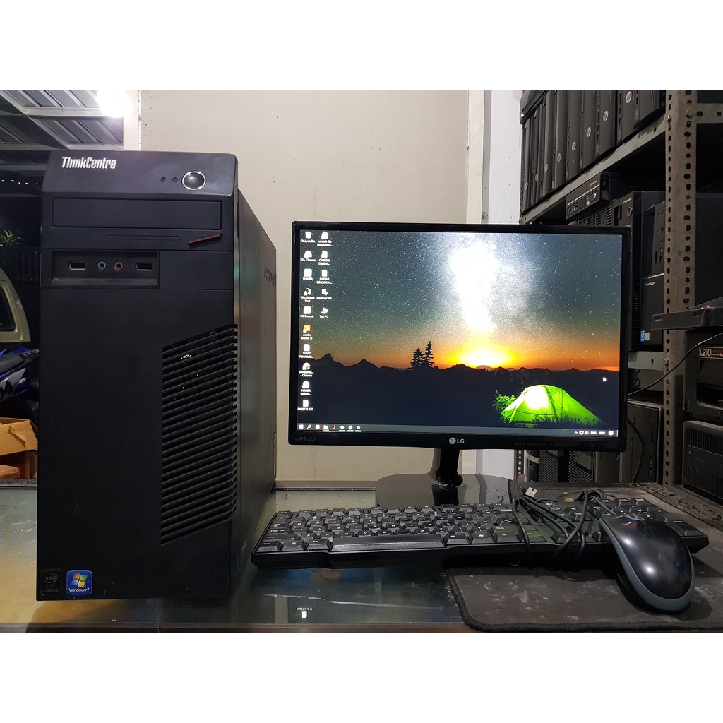 Jual SEPAKET PC MURAH - MONITOR 19" - KEY & MOUSE. PROC CORE i3 / i5 ...