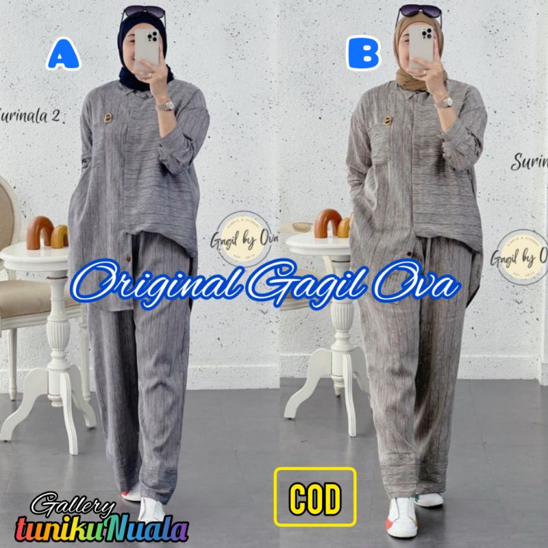 Jual SETCEL SURINALA VOL 2 LINEN PREMIUM ORIGINAL GAGIL BY OVA | Shopee ...
