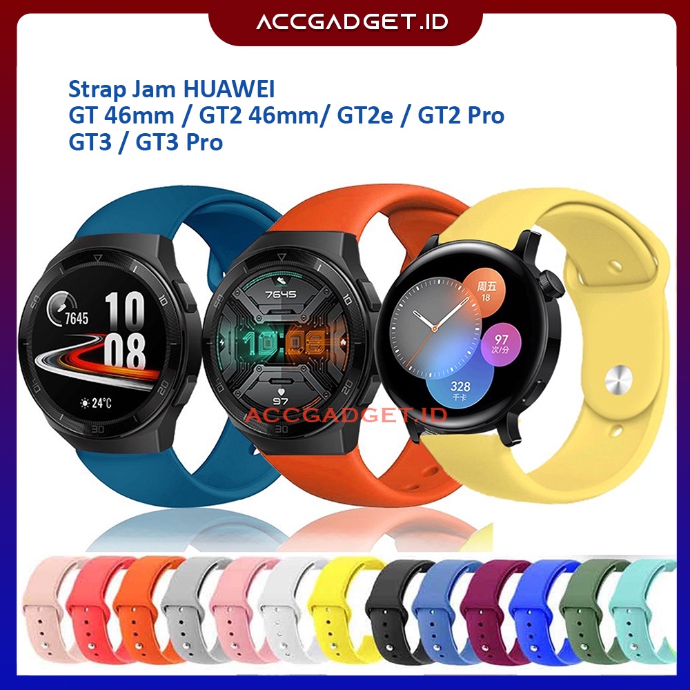 Jual Tali Strap Jam Huawei Watch GT 46mm / GT2 / GT2E / GT3 46mm & GT3 ...