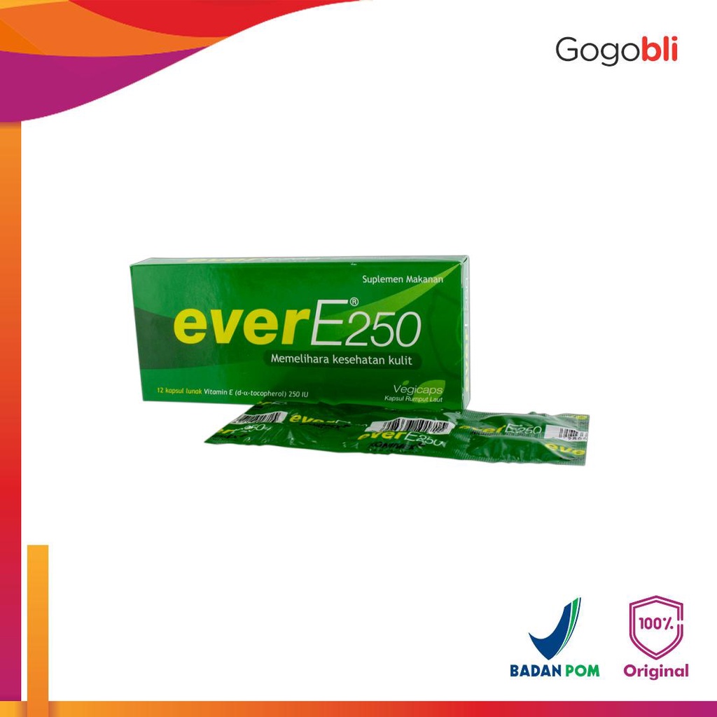 Jual Ever E 250 Strip 12 Soft Capsule | Shopee Indonesia