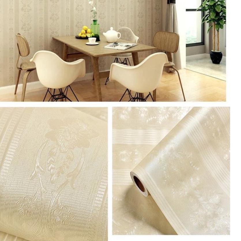 Jual GRATIS ONGKIR PALING MURAH !! WALLPAPER POLOS EMBOSS PREMIUM KOREAN STYLE 45 cm x 10 M ...