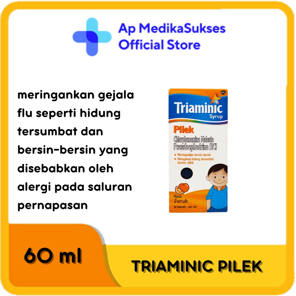 Jual Triaminic Sirup Pilek Obat Pilek Anak 60 ml Rasa Orange Obat ...