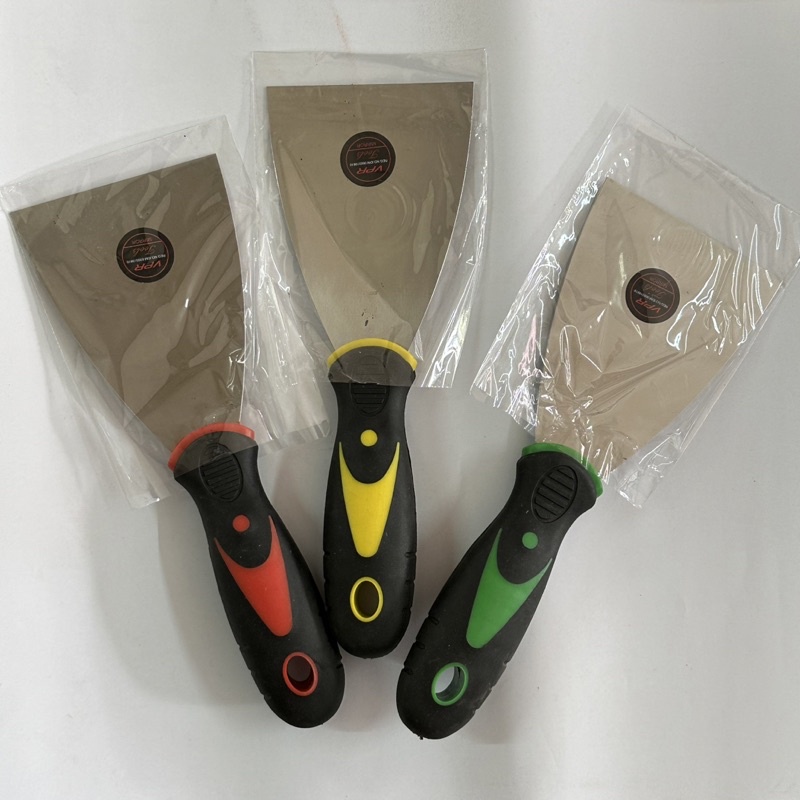 Jual Kapi Cat/Pisau Dempul/Bricklaying Scraper Gagang Karet Fiber 3inch ...