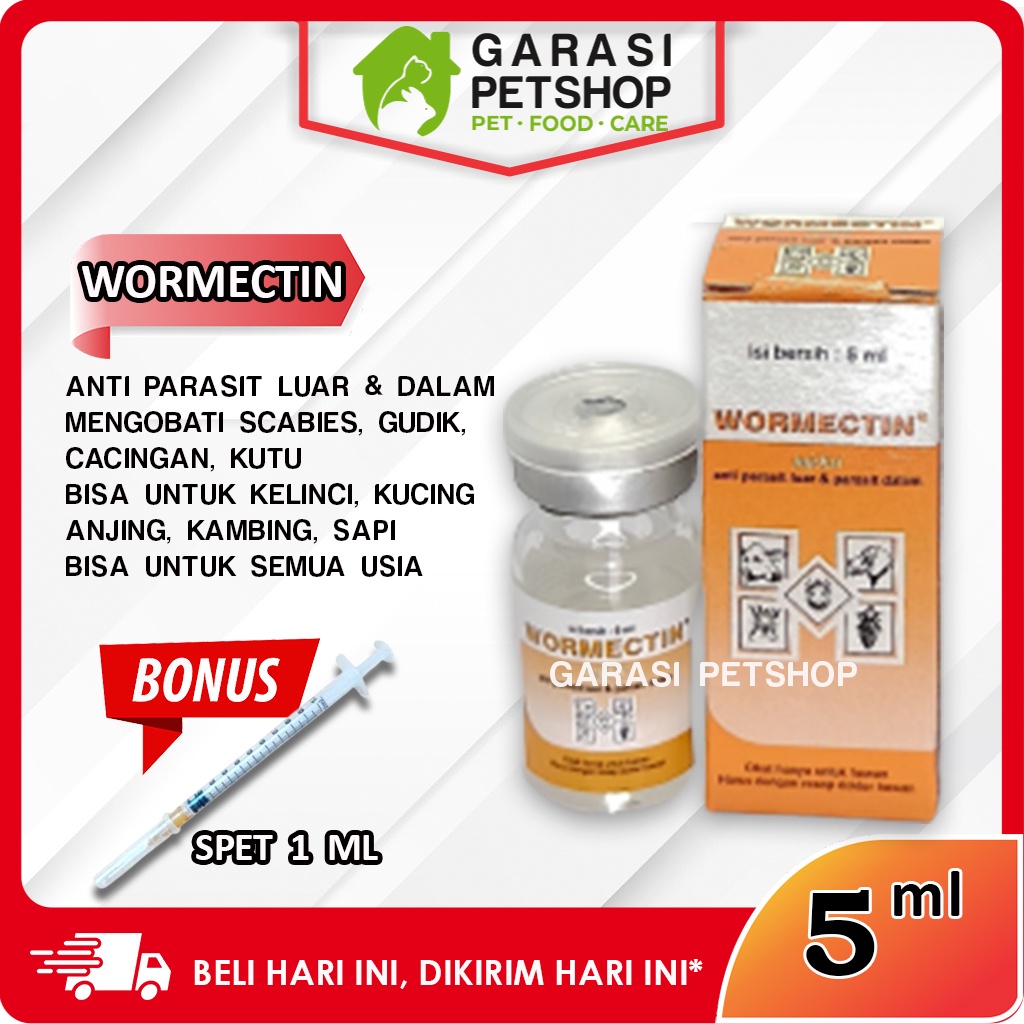 Jual WORMECTIN 5 ML OBAT SCABIES INJEKS KUTU JAMUR KELINCI KUCING ... Jual WORMECTIN 5 ML OBAT SCABIES INJEKS KUTU JAMUR KELINCI KUCING ...