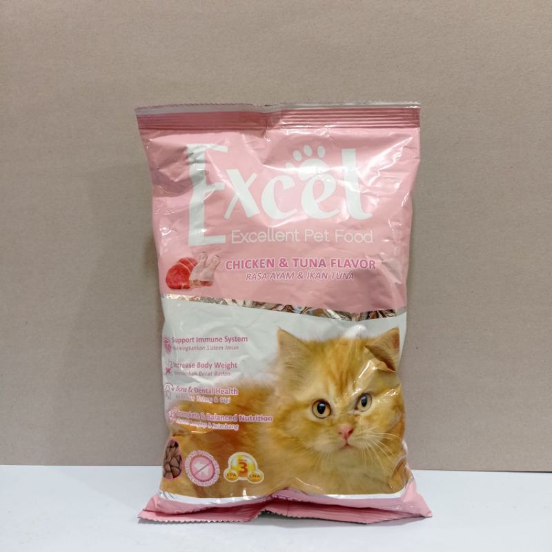 Jual Excel Mother Kitten Chicken Tuna 500gr | Shopee Indonesia