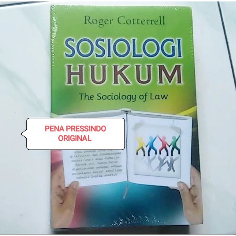 Jual BUKU SOSIOLOGI HUKUM THE SOCIOLOGY OF LAW - ROGER COTTERRELL | Shopee Indonesia