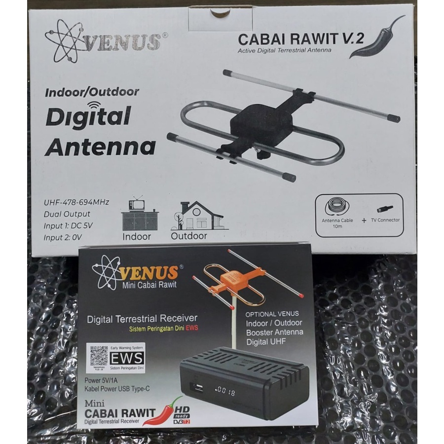 Jual Set Top Box Mini TV DIGITAL DVB T2 /DVBT2 Venus Cabai Rawit Mini ...