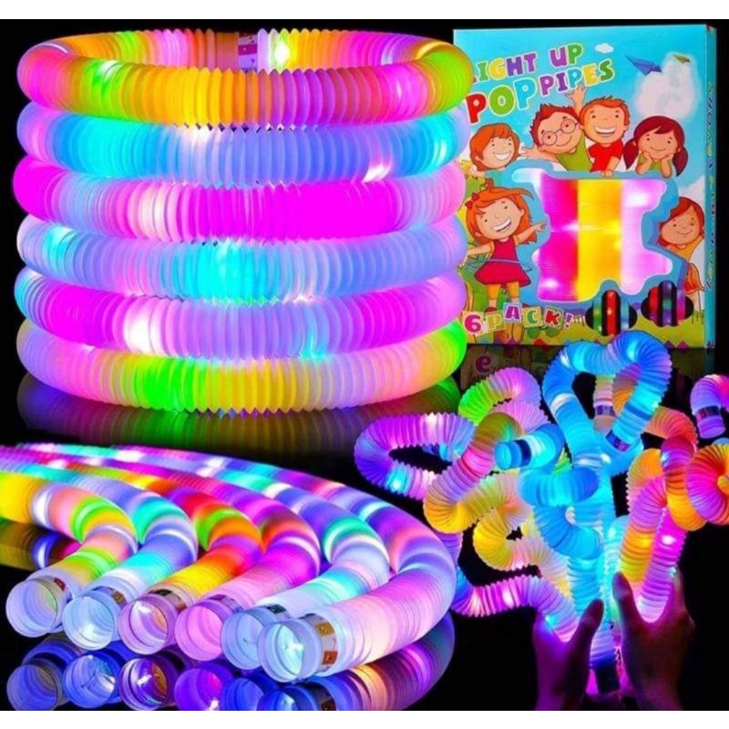 Jual Pop Light Mainan Anak Pipa Lampu Hias Stick Premium Bahan Tebal ...