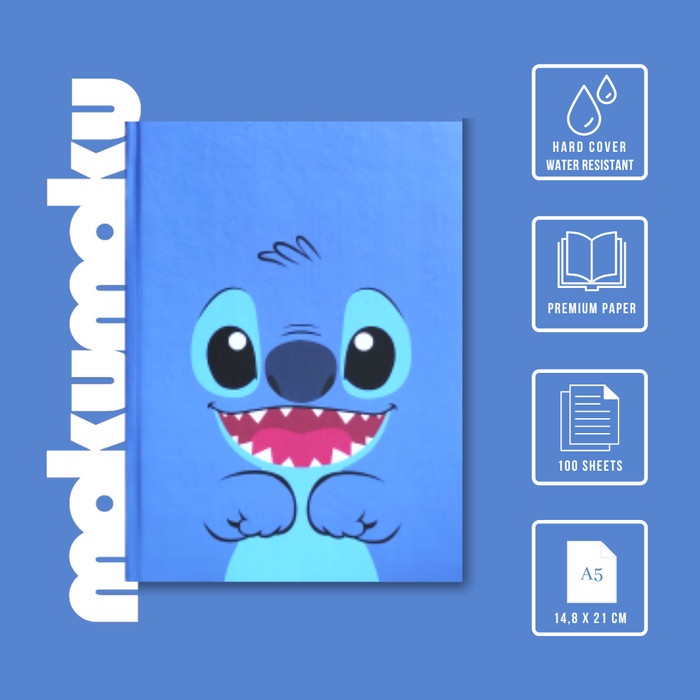 Jual Buku Catatan - Notebook Stitch - uk. A5, 100 lbr, Hard Cover ...