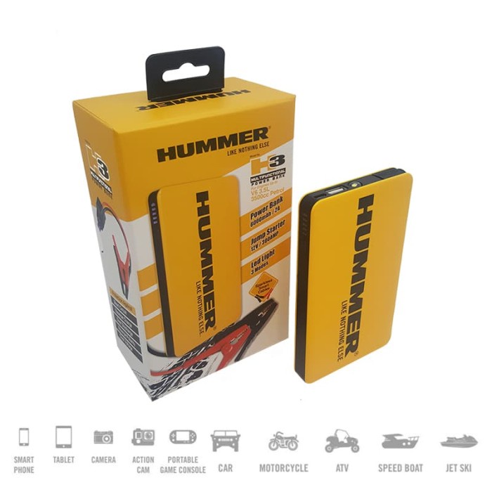 Jual Hummer H3 Power Bank 6000mAh / Jump Starter | Shopee Indonesia