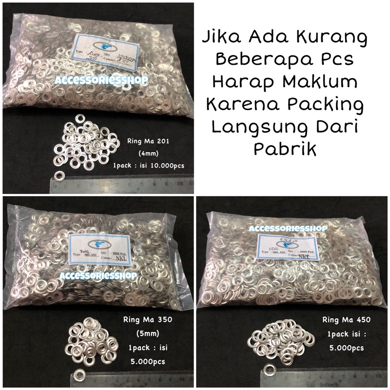 Jual Ring mata ayam 4mm,5mm,6mm - 1pack | Shopee Indonesia