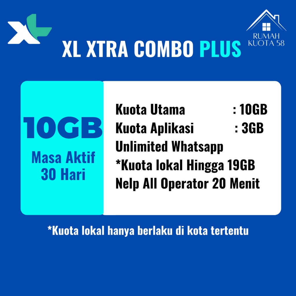 Jual PAKET DATA XL COMBO FLEX, COMBO VIP, COMBO MIINI, COMBO PLUS, HOTROD HARGA MURAH | Shopee ...