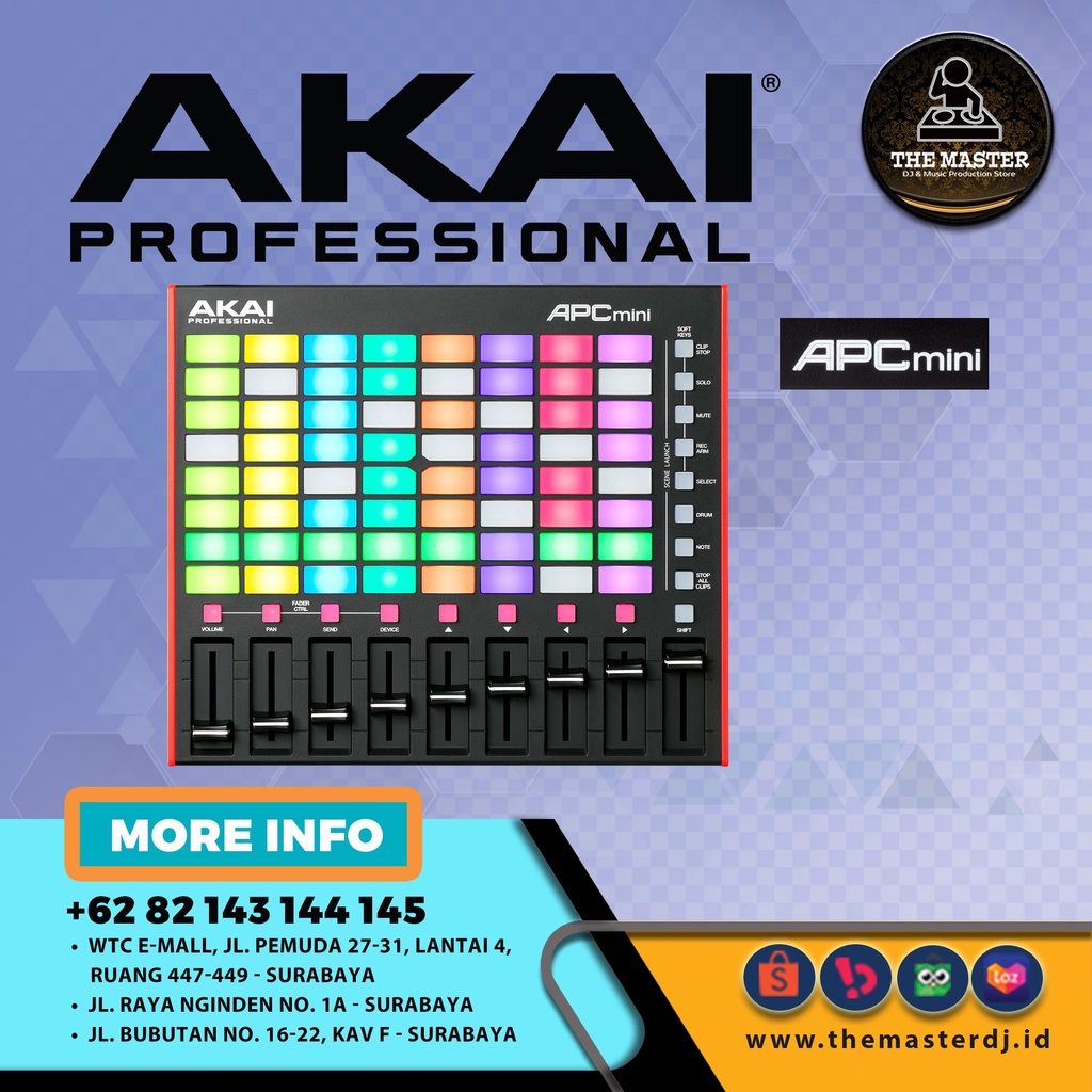 Jual [Ready Stock] Akai APC Mini Mk2 Ableton Live Midi Controller | Shopee Indonesia
