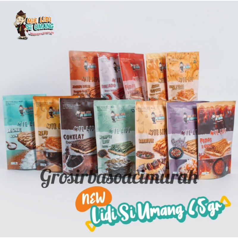 Jual Mie Lidi Si Umang Mei Lidi Pedas Lidi Si Umang Lidi Geli Cemilan ...