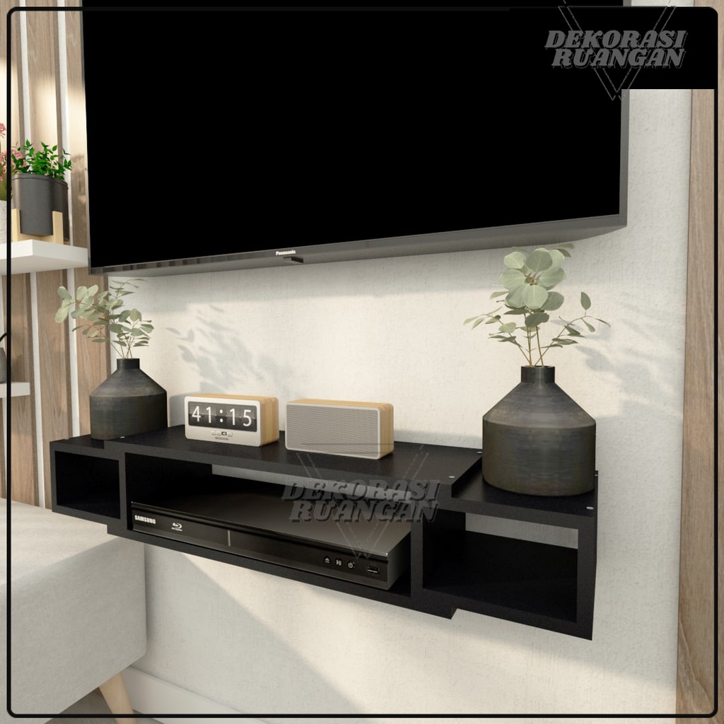 Jual Rak Tv Minimalis Modern Terbaru Gantung Tempel Tembok Dekorasi ...