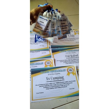 Jual sertifikat/Piagam sesuai request | Shopee Indonesia