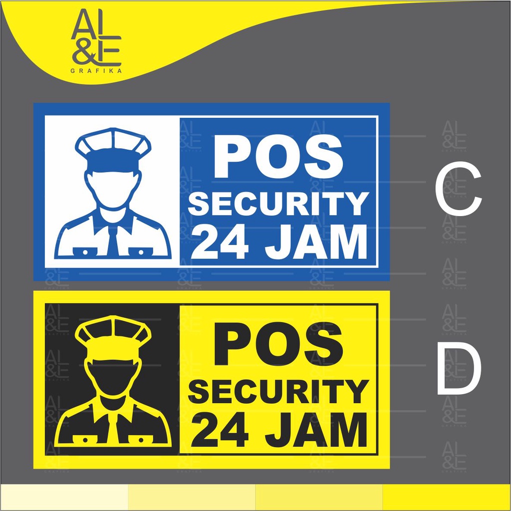 Jual STIKER POS SECURITY - STIKER RITRAMA INDOOR | Shopee Indonesia