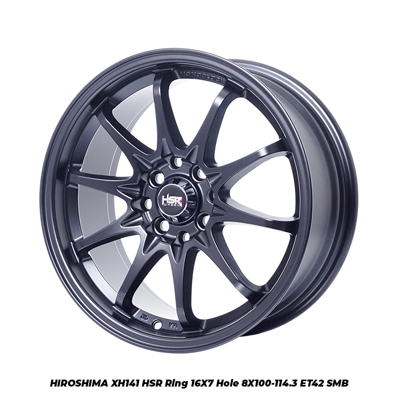 Jual Velg Ring 16 Mobil Jazz Yaris Brio Velg HSR HIROSHIMA XH141 R16 ...