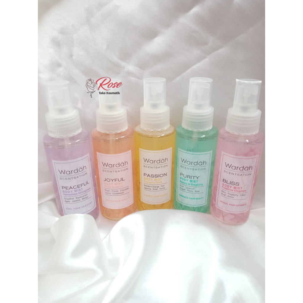 Jual Wardah Scentsation Series Body Mist Minyak Wangi Parfum 100ML ...