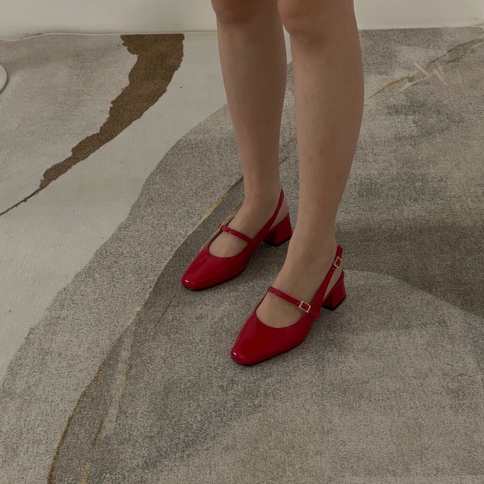 Jual Santa Heels — Tangerine Marché [Christmas Edition X Bossbabe ...