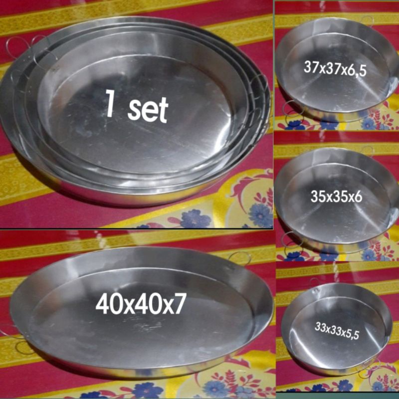 Jual loyang alumunium bulat ukuran jombo. | Shopee Indonesia