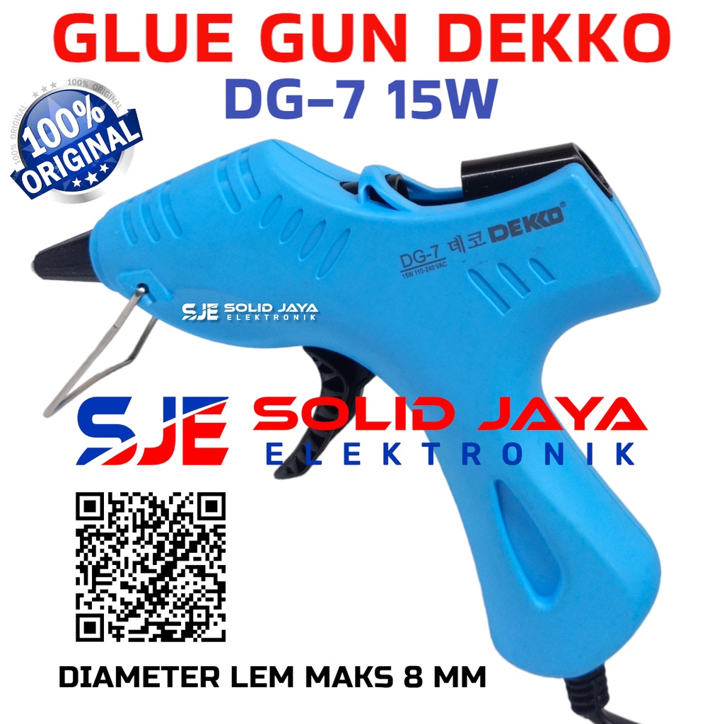 Jual GLUE GUN DEKKO DG-7 15W TEMBAKAN LEM BAKAR DEKO DG7 DG 7 15WATT ...