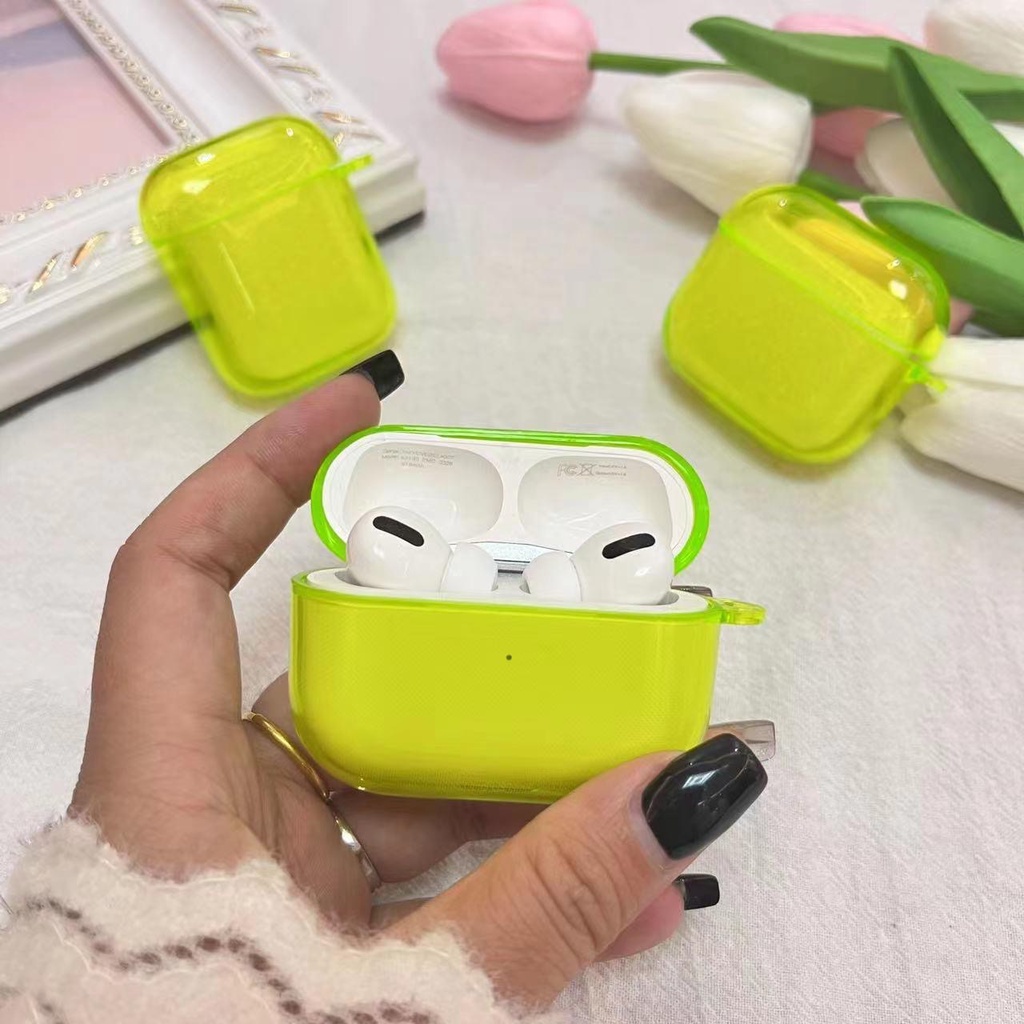 Jual Axian Case AirPods Gen 2 Transparant Clear Silicon Case Inpods 12 ...