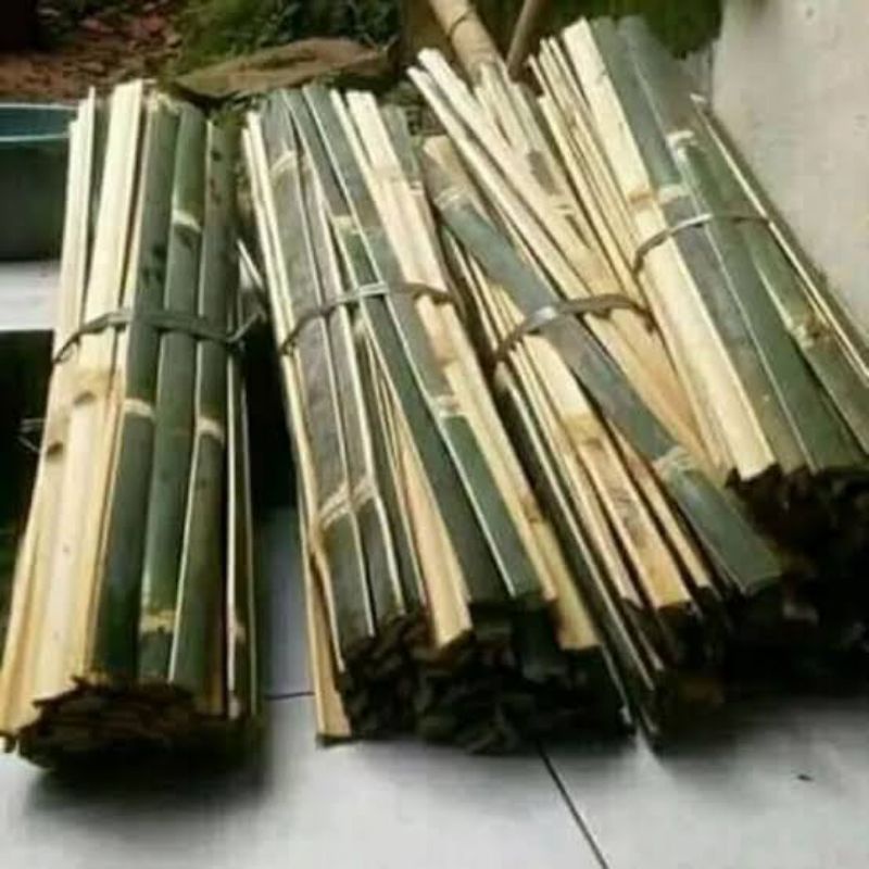 Jual bambu bilah/bilah bambu P 50cm L 5mm | Shopee Indonesia
