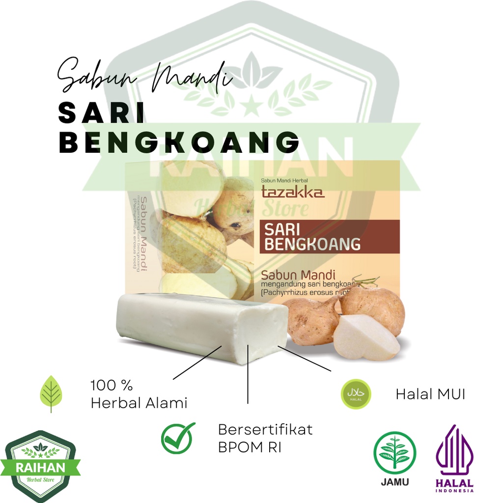 Jual Sabun Mandi BENGKOANG Tazakka Berat 90gr, Membantu menjaga ...