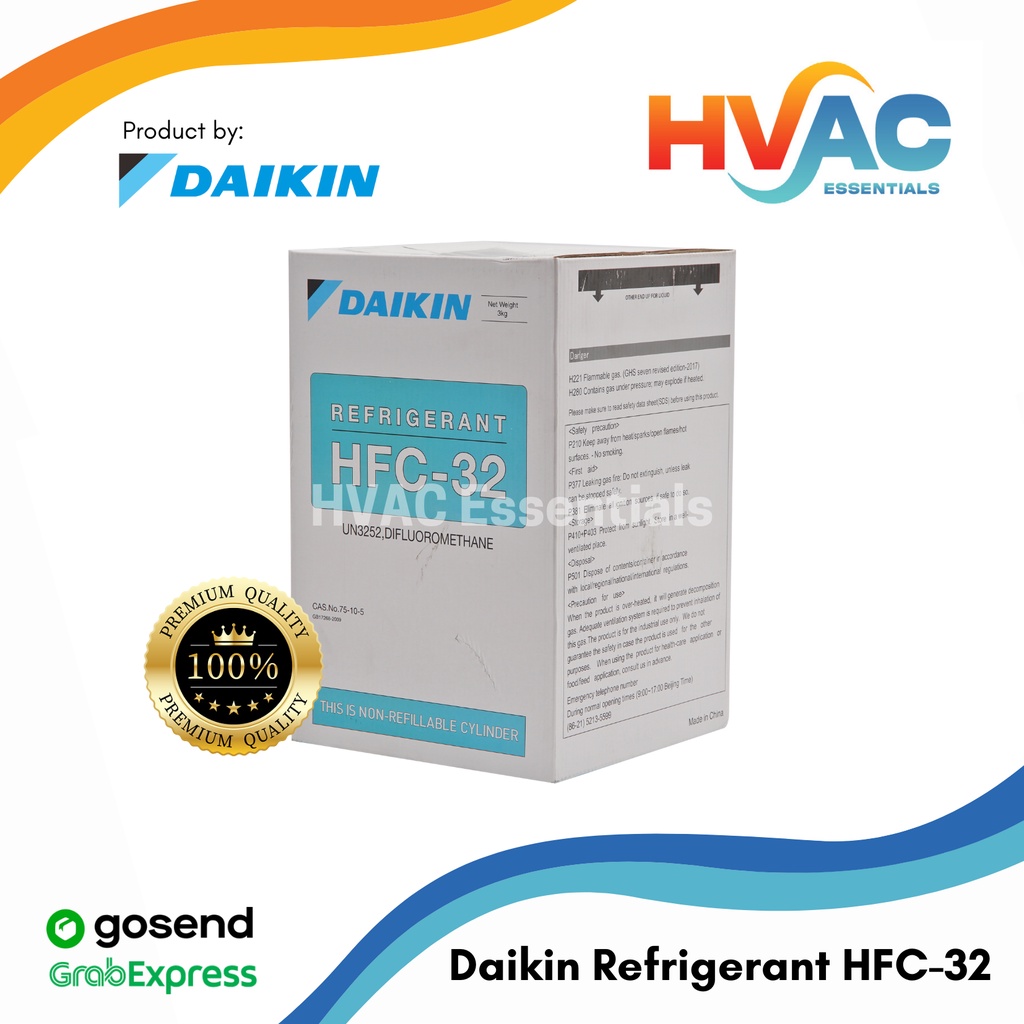 Jual Refrigrant / Freon Daikin R32 100% ORI 3KG | Shopee Indonesia