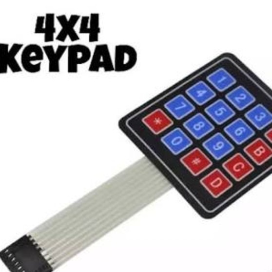 Jual Keypad Membran 4x4 Matrix Arduino 4 x 4 Input keypad Membrane ...