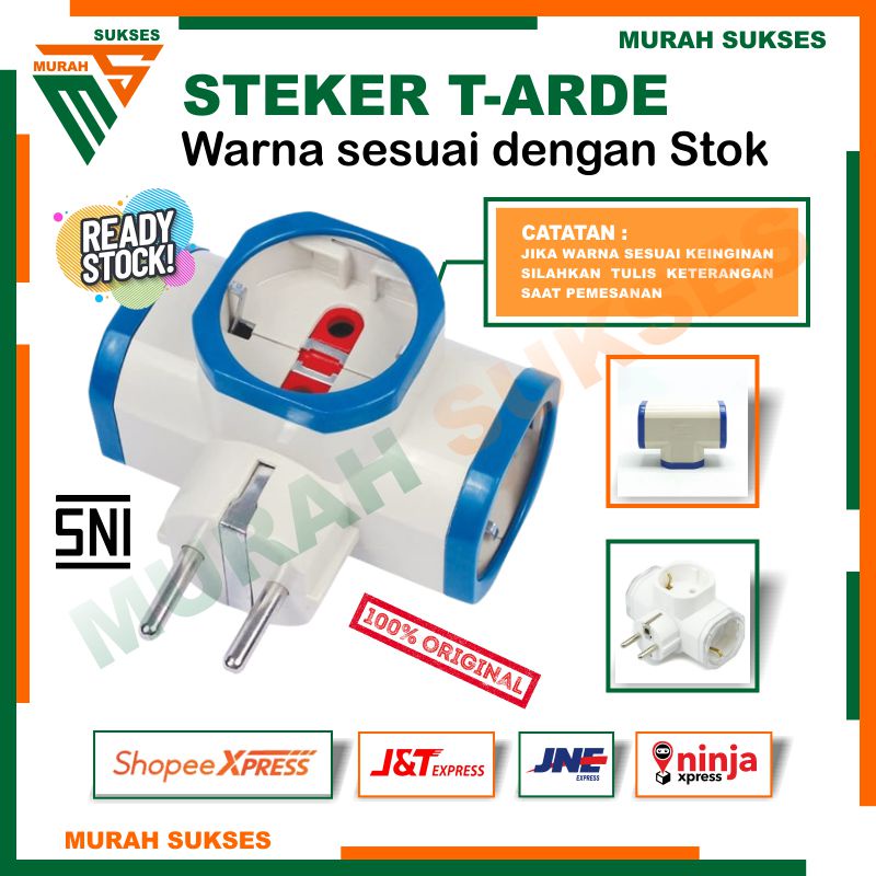 Jual Colokan Listrik Steker T Tiga Lubang Berkualitas Tinggi Arde ...