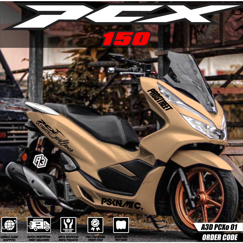Jual Decal Sticker PCX 150 Fullbody - Dekal PCX 150 New Decal Sticker ...