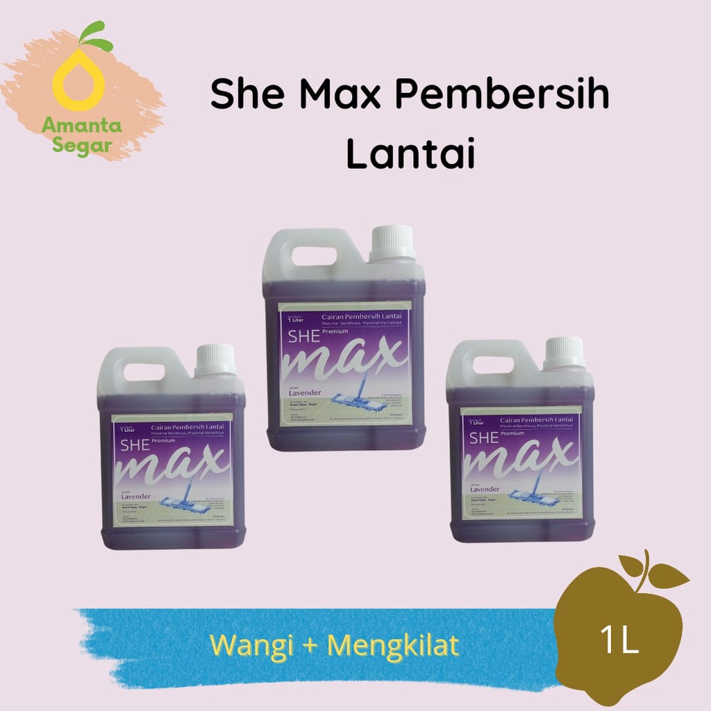 Jual She Max Pembersih Lantai Premium Arumi Clean 1 Liter | Shopee ...