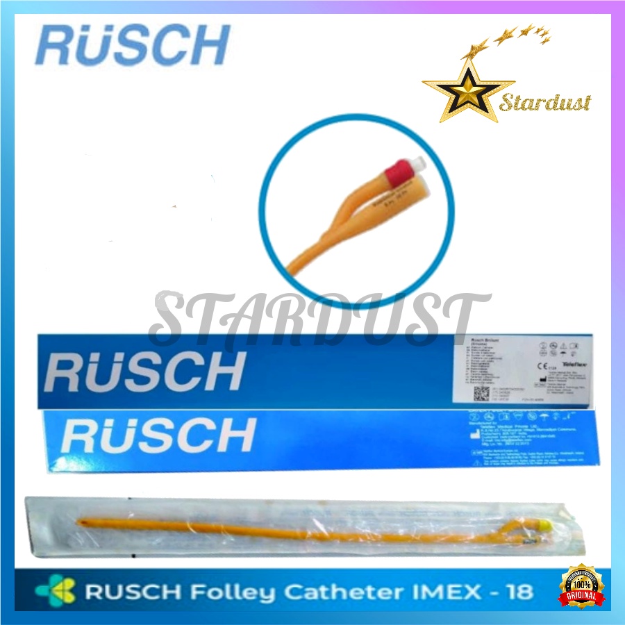 Jual Foley - Foley Rusch Gold 2 Way - Foley Catheter Selang Kateter 2 ...