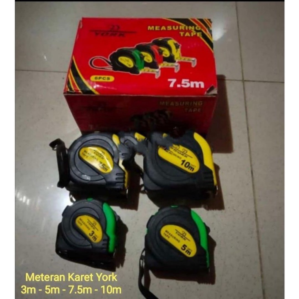 Jual METERAN KARET WANLY TERSEDIA UKURAN 3 METER, 5 METER, 7.5 METER ...