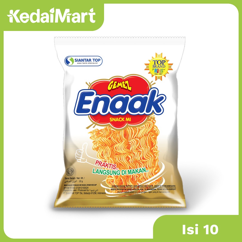 Jual Mie Gemez Enaak Premium Isi 10 x 22 Gram | Shopee Indonesia