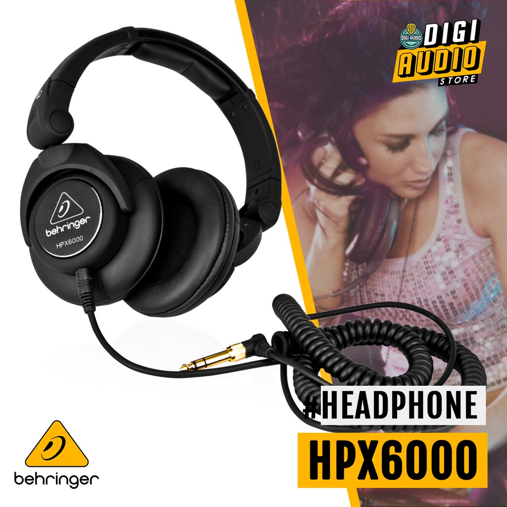 Jual Headphone Monitoring DJ Behringer HPX 6000 - Monitor DJ Extra Bass ...